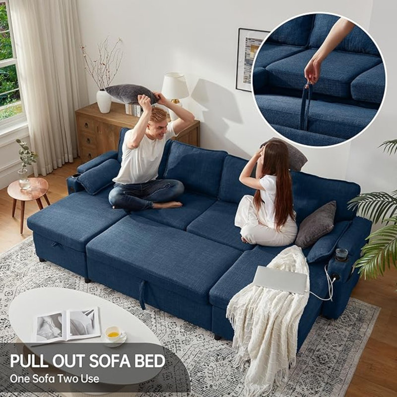 Storage pull out couch store